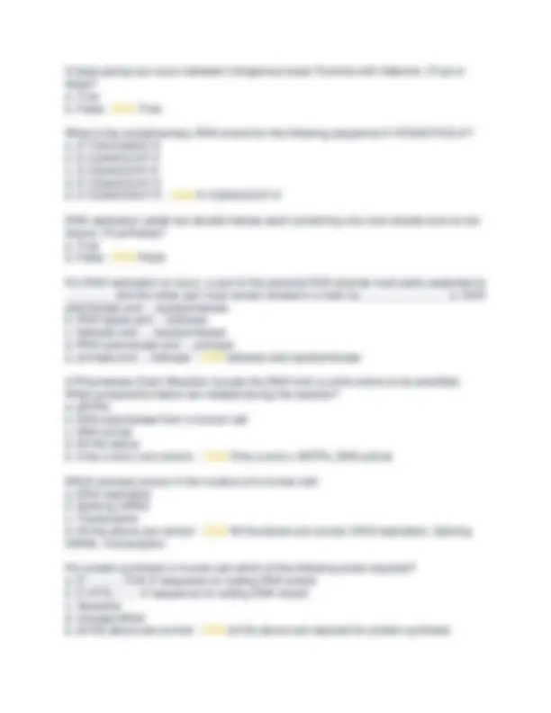 LSU Biol 1001 (Dr. Nita, Fall) Test 1, 2, and 3 Combined exam with ...