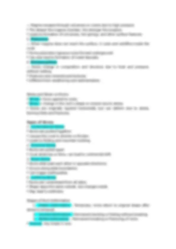 Earth Scienc 11-STEM (REVIEWER Quarter 2) | Study notes Earth science ...