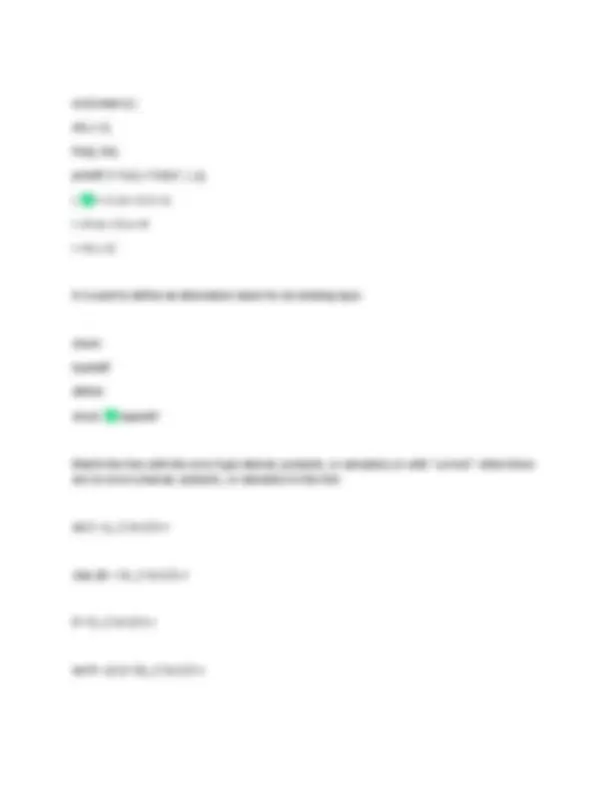 CSE 240 Final Exam Questions and Answers | Exams Computer Science | Docsity