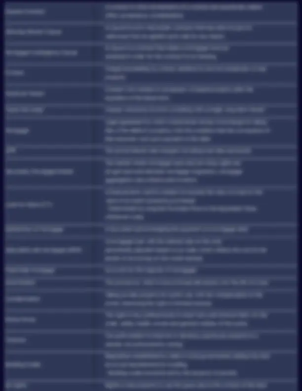 Real Estate U Final Exam Study Guide: Key Terms and Concepts | Exams ...