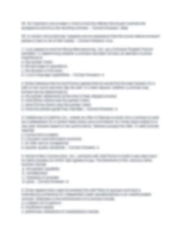 BUL 3320 Business Law Exam 2: Questions and Answers | Exams Advanced ...