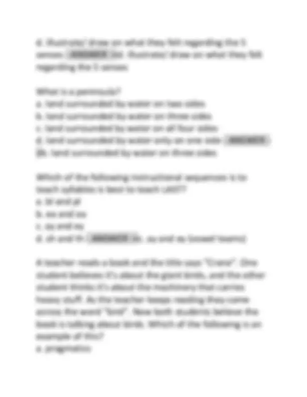 ILTS Elementary Education Content Test: Practice Questions and Answers ...