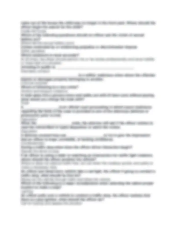SOCE Practice Test 2025: Law Enforcement Questions and Answers | Exams ...