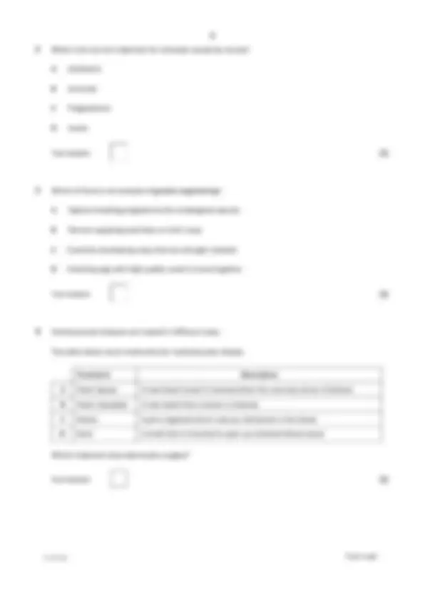 2025 OCR GCSE Combined Science A (Gateway Science) J250/02 Biology ...