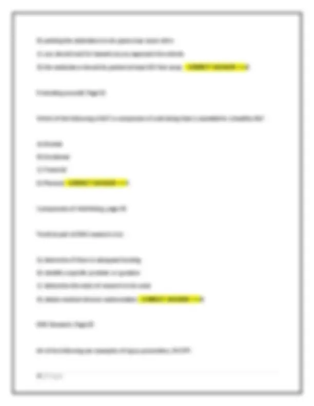 EMS Module Exam 1: Chapters 1-3 - Practice Questions and Answers ...