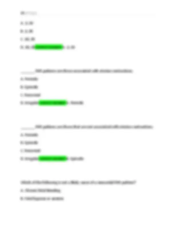 Electronic Fetal Monitoring (EFM) Certification Exam 2025 Questions and ...