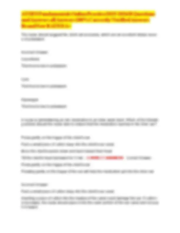 ATI RN Fundamentals Online Practice 2025/2026 B Questions & Answers 100 ...