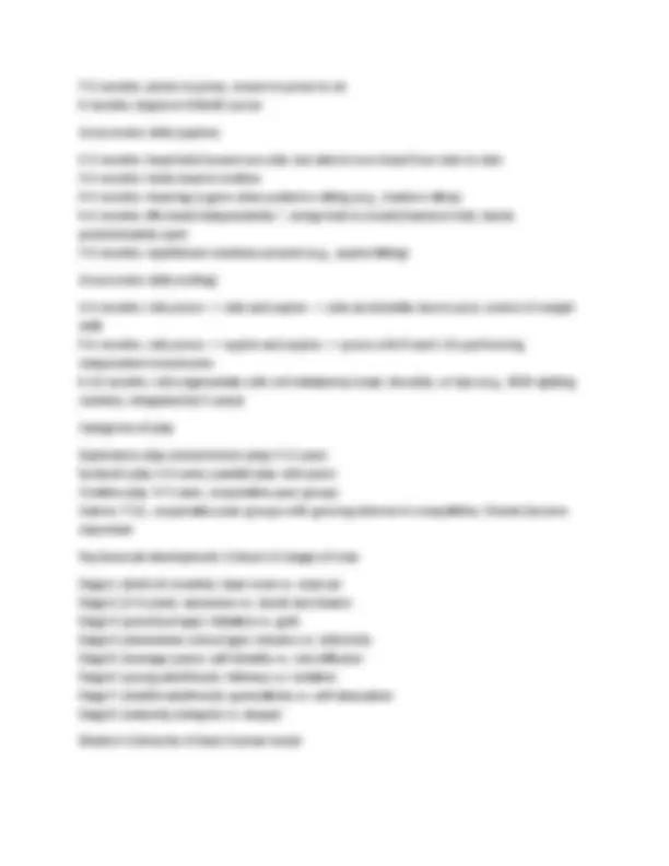 Developmental Milestones: NBCOT Exam Prep 2025-2026 | Exams Nursing ...