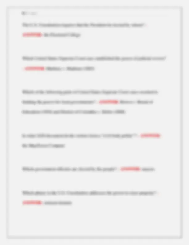 Florida Civic Literacy Exam (FCLE) Study Guide 2025–2026 | Updated ...