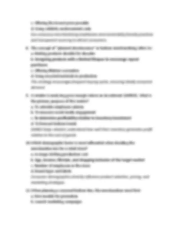 Fashion Merchandising Licensing Exam: 100 Practice Questions | Exams ...