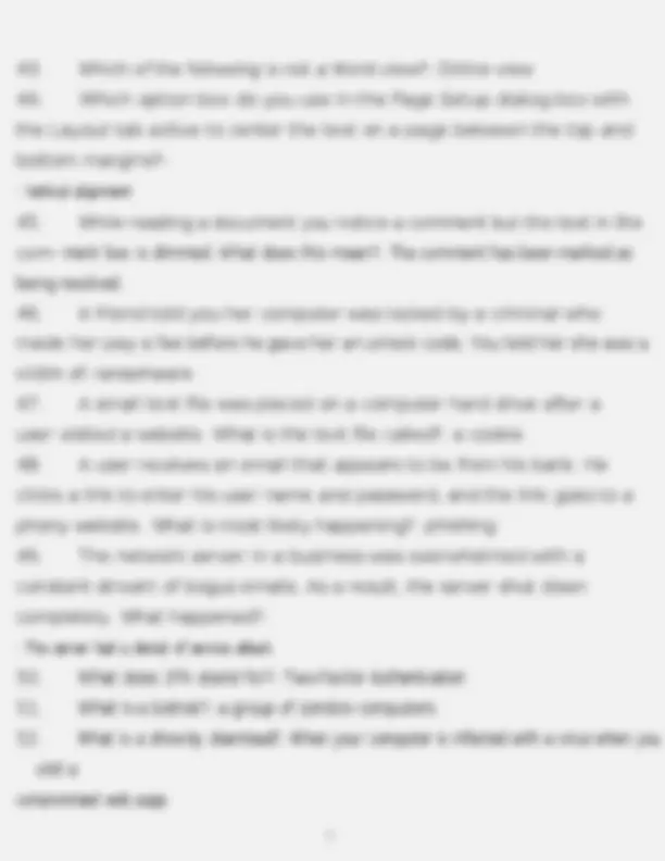 COSC 1301: Chapter 07 Study Guide questions updated with accurate ...