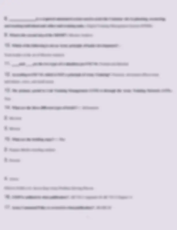 Captain's Career Course Exam: Military Decision Making Process and ...