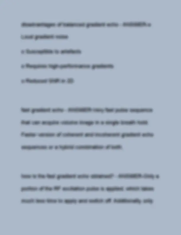 MRI Pulse Sequences: Coherent, Incoherent, and Balanced Gradient Echoes ...