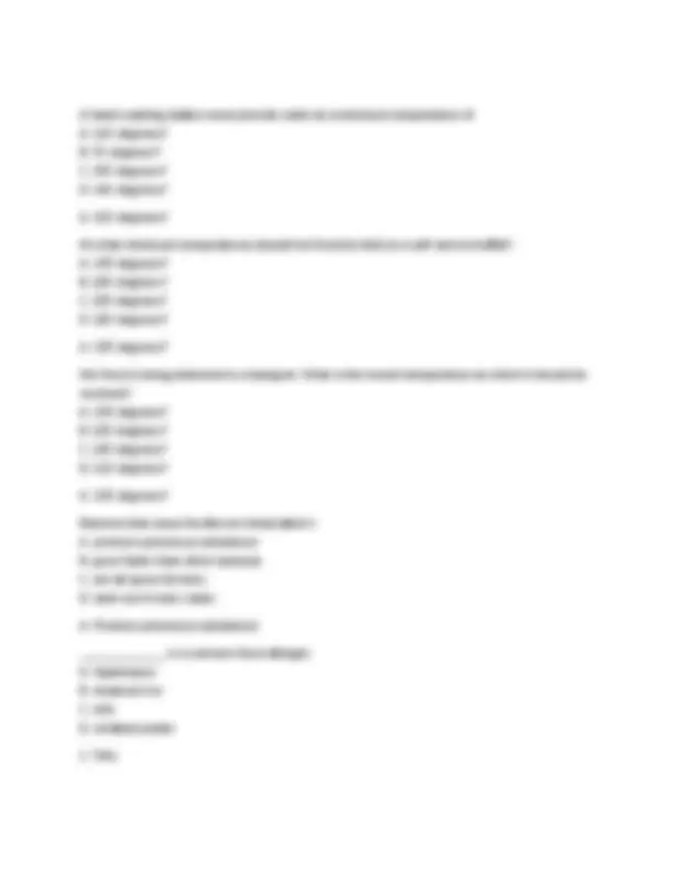 Servsafe Exam Of Health Sciences (Graded A+) With 100% Guaranteed ...