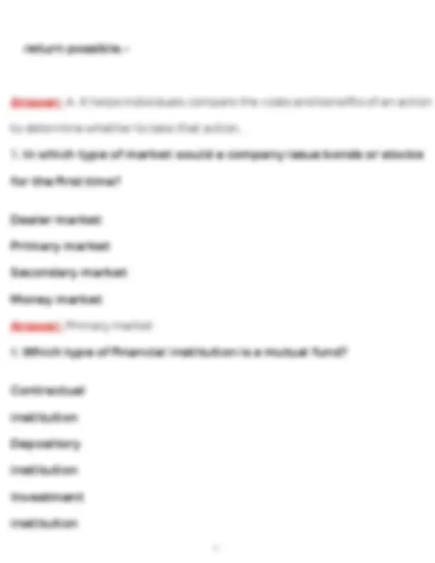 D076 OA Final Exam 2025 | Actual Questions and Verified Answers | WGU Financial Management ...