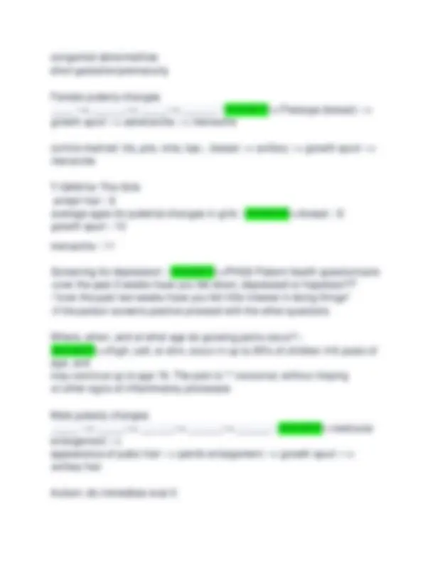 Family Medicine Shelf Exam Review: Screening Guidelines and Key ...