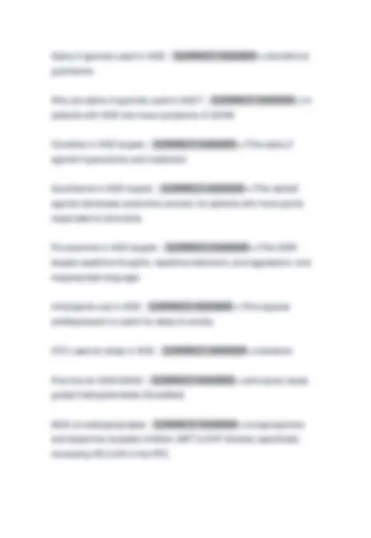 Psychopharmacology Exam 3 Study Guide: Questions and Answers | Exams ...