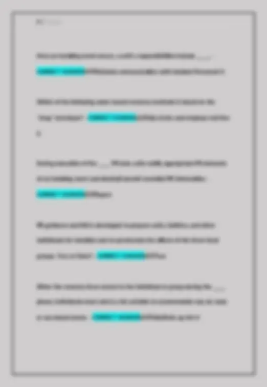 Army Personnel Recovery 101 Exam: Questions and Answers for Military ...