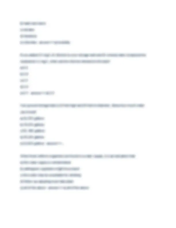 Class D Water Operator License Exam TCEQ Exam 2025–2026 Accurate ...