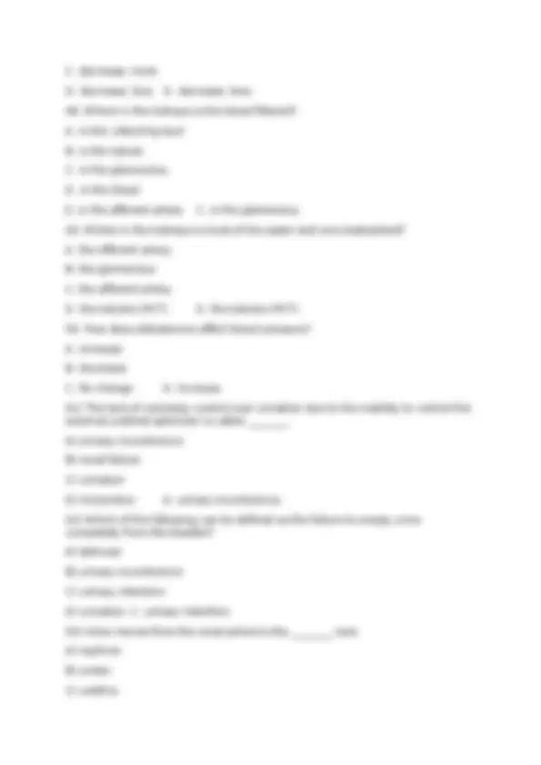 Human Biology Exam 3: Test Bank Questions and Solutions | Exams ...