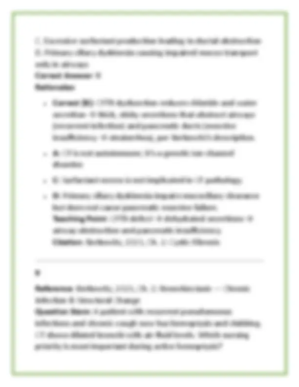 Clinical Pathophysiology Test Bank: Heart Failure Questions and Answers ...