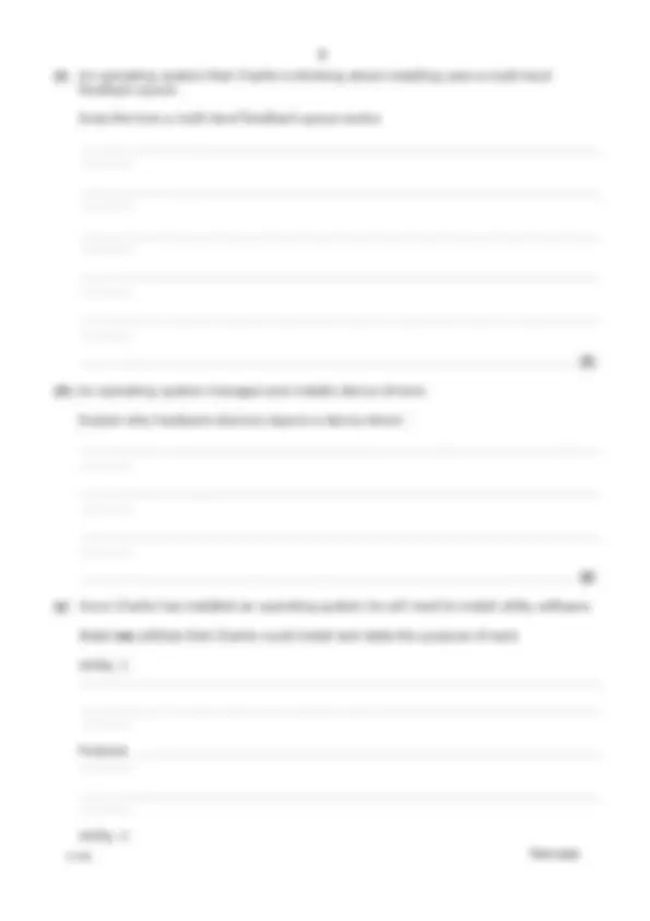 2025 OCR A Level Computer Science H446/01 Computer systems | Exams ...