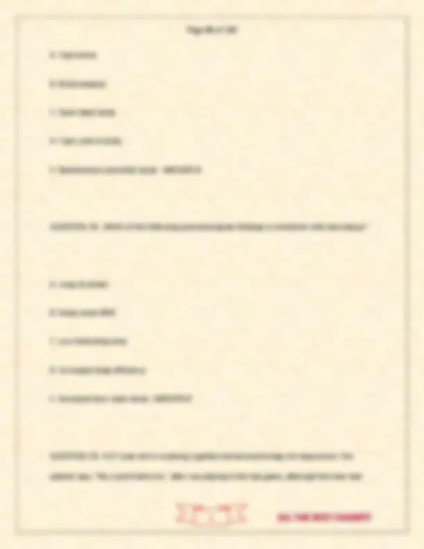 CHILD PRITE Exam – Psychiatry: Actual Exam with 200 Newest Questions ...