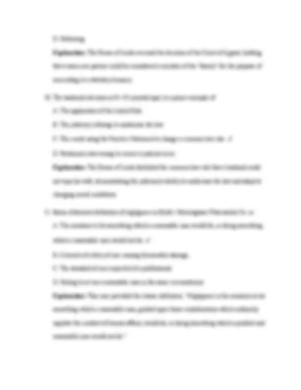 OCR A-Level Law Tort Law Revision - 100 Questions with Answers | Exams ...