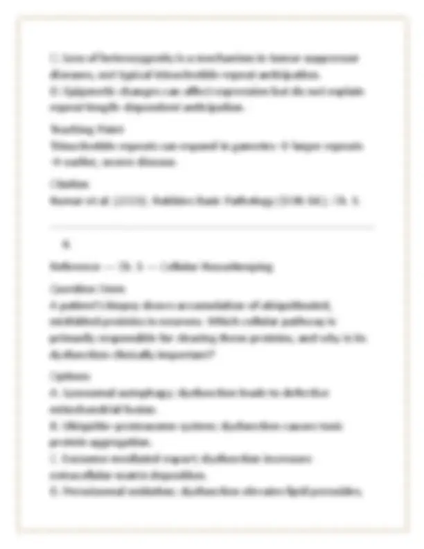 Robbins Basic Pathology — 10th Ed. Complete Test Bank | 20 MCQs/Chapter ...