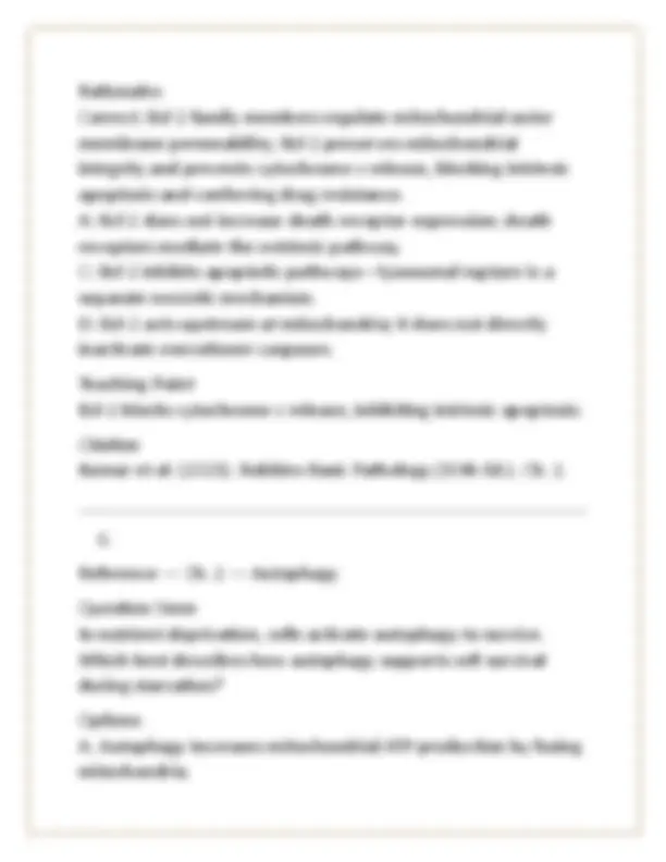 Robbins Basic Pathology — 10th Ed. Complete Test Bank | 20 MCQs/Chapter ...
