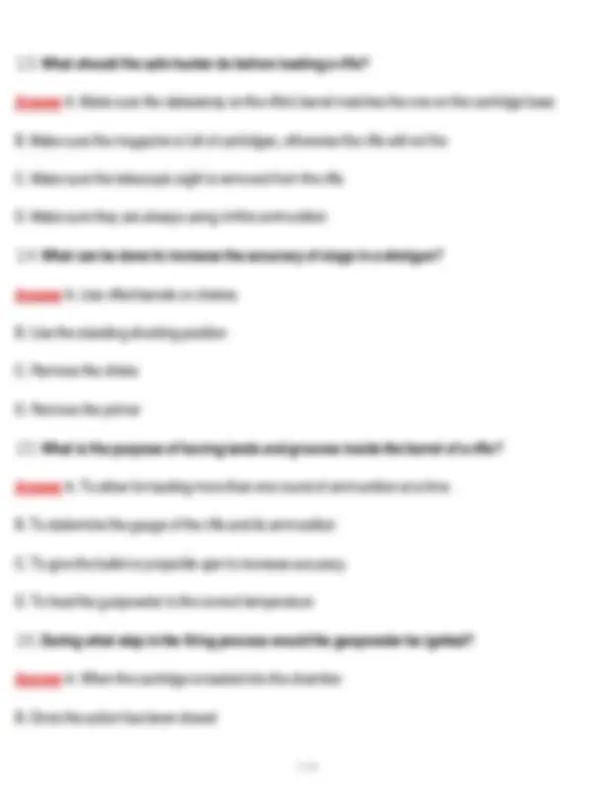 Hunter Safety Exam (Manitoba) 2025/2026 – Verified Questions and ...