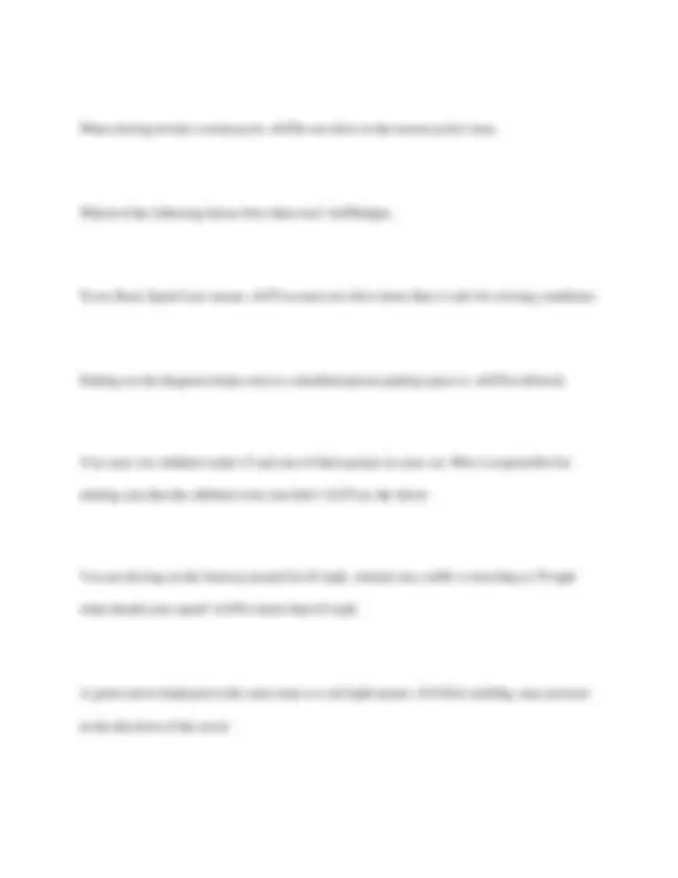 Texas DPS Written Knowledge Test: Practice Questions and Answers ...