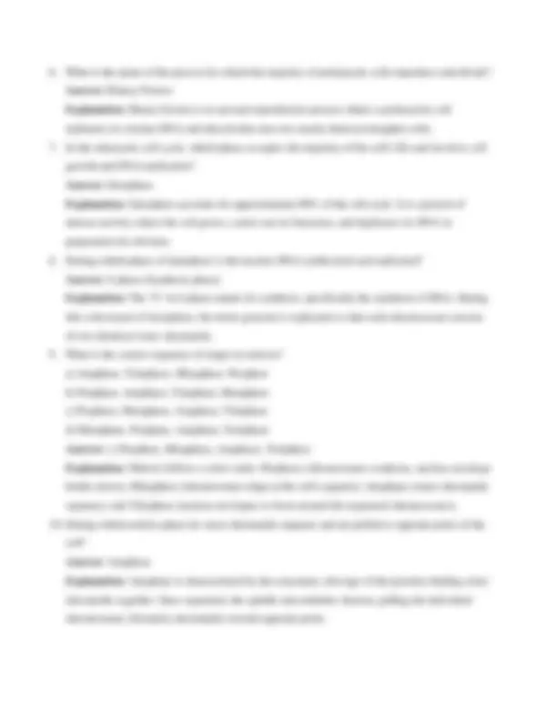 Biology 1001 Final Exam Review: Mitosis, Meiosis & Genetics Guide ...