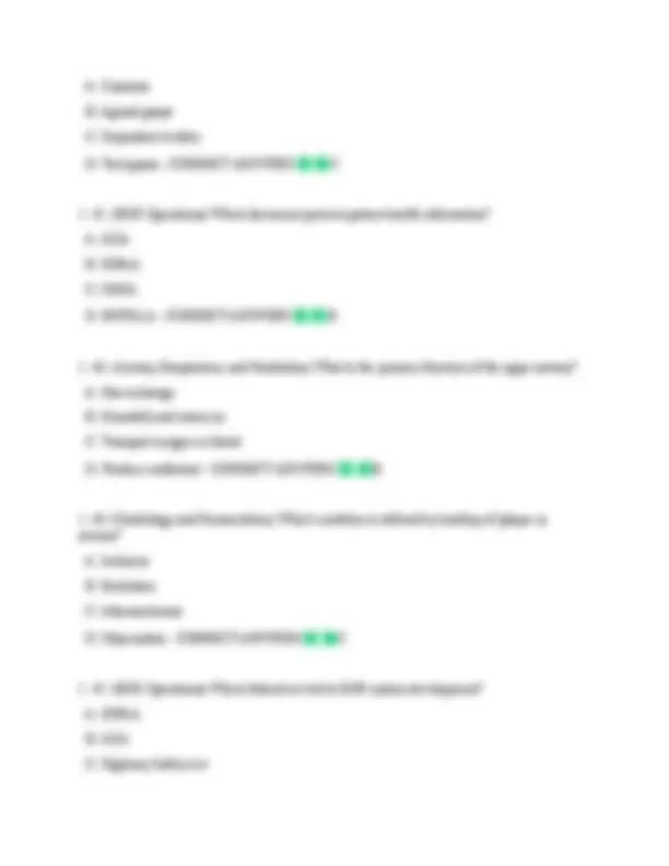 CCFD PARAMEDIC TEST ACTUAL QUESTIONS AND CORRECT ANSWERS | Exams ...