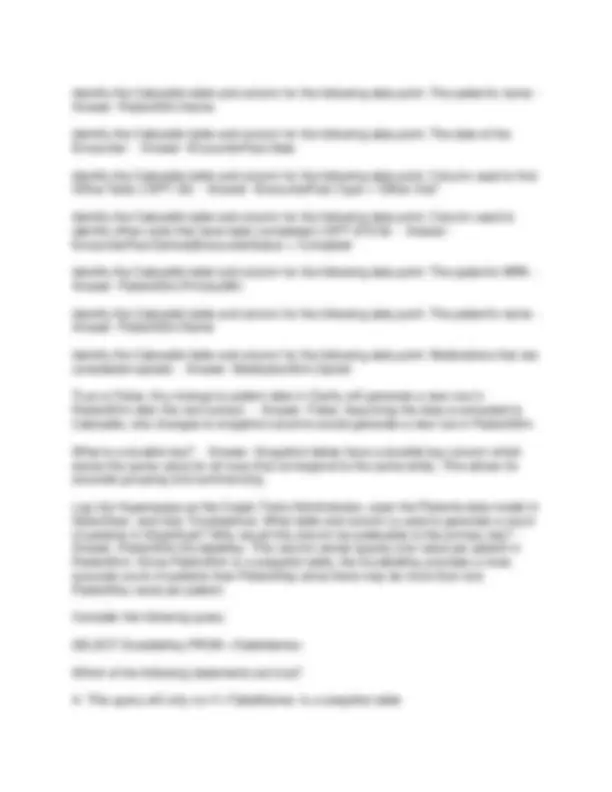 Caboodle Data Model Fundamentals: Q&A for SlicerDicer Reporting | Exams ...