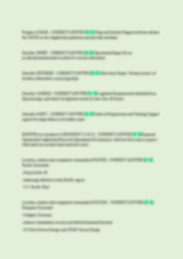 EAWS Block I - Command SORM and Organization Exam: Questions and ...