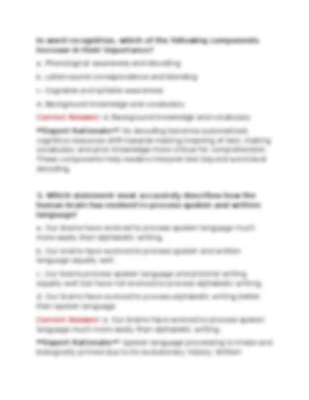 LETRS Unit 1 (2025/2026) Sessions 1–8 & Final Assessment | Real Q&As ...