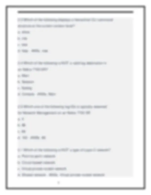 NRS-1 Practice Test from Nokia's Site. Latest 2025-2026 Ed. Questions ...