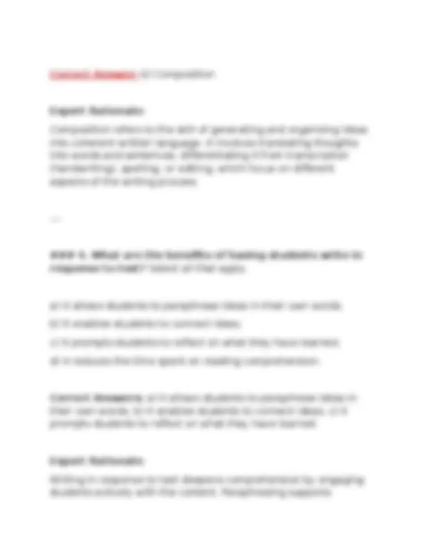 2025/2026 LETRS Unit 8 Sessions 1–6 & Final Assessment Q&A Guide ...