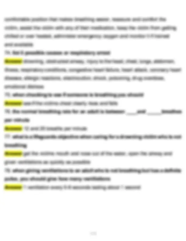 American Red Cross Lifeguarding Written Exam (Latest 2025 / 2026 Update ...