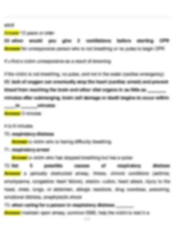 American Red Cross Lifeguarding Written Exam (Latest 2025 / 2026 Update ...