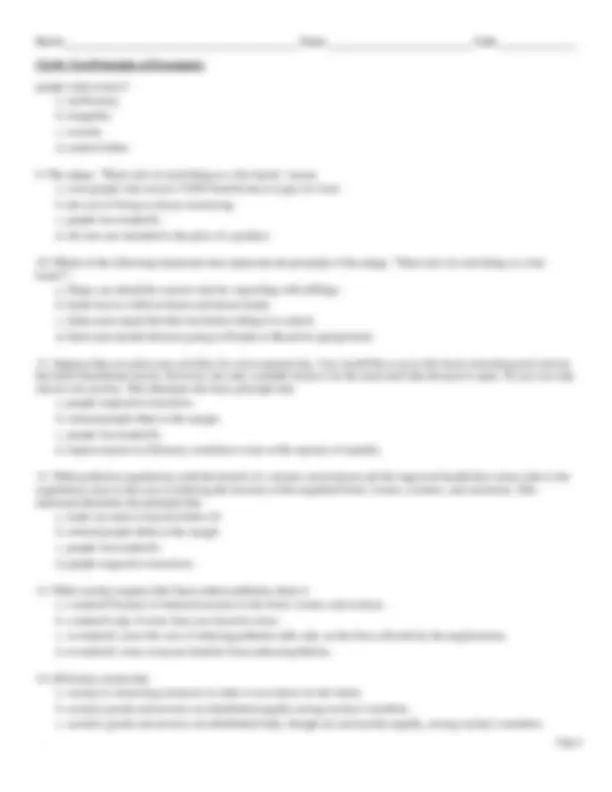 Test Bank for Principles of Microeconomics, 10th Edition by N. Gregory ...