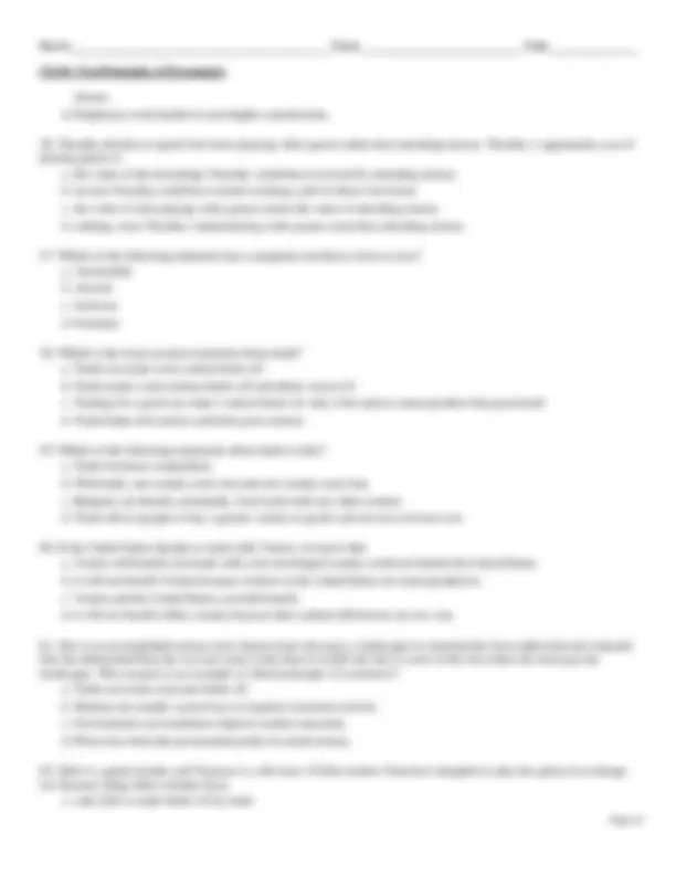 Test Bank for Principles of Microeconomics, 10th Edition by N. Gregory ...