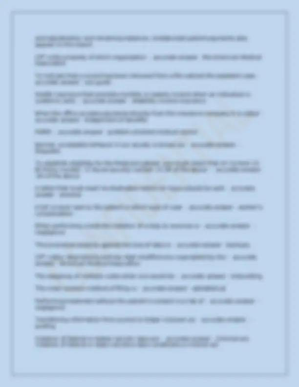 NAHP CERTIFICATION TEST QUESTIONS WITH 100% ACCURATE ANSWERS | Exams ...