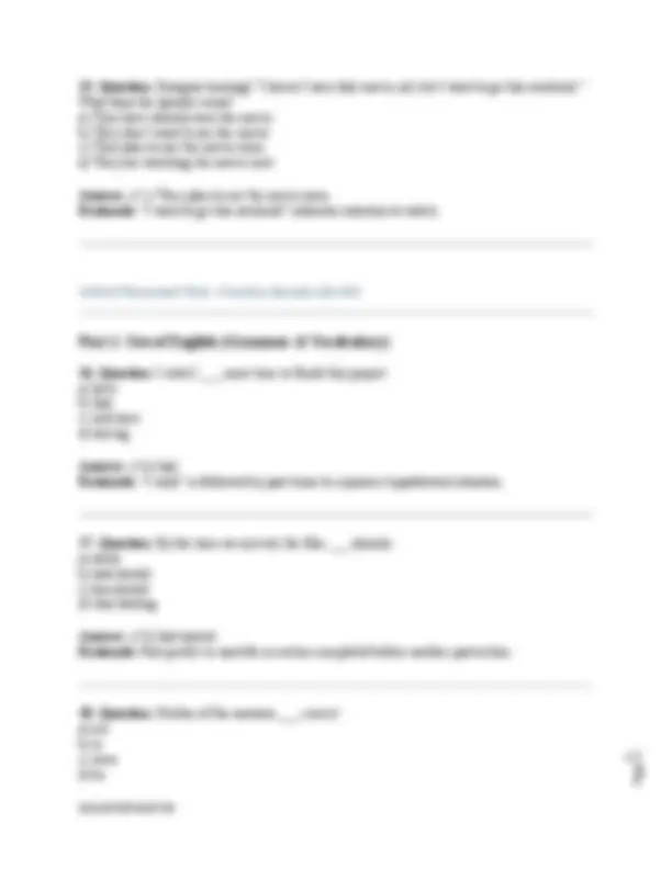 Oxford Placement Test Practice Exam: Grammar, Vocabulary, and ...