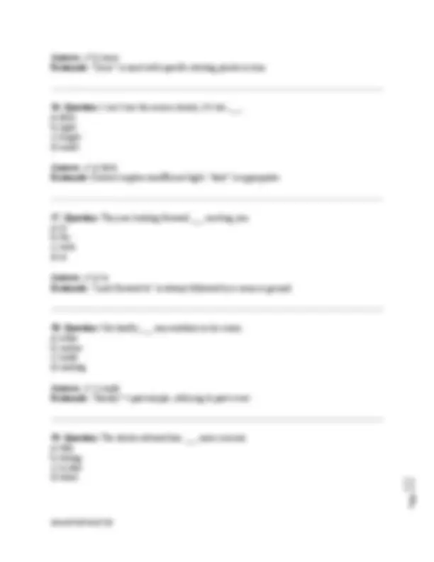 Oxford Placement Test Practice Exam: Grammar, Vocabulary, and ...