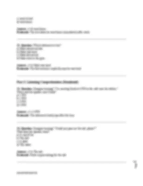 Oxford Placement Test Practice Exam: Grammar, Vocabulary, and ...