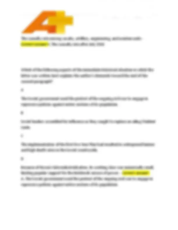AP WORLD HISTORY UNIT 7 Progress Check 2025 Certified Exam Questions ...