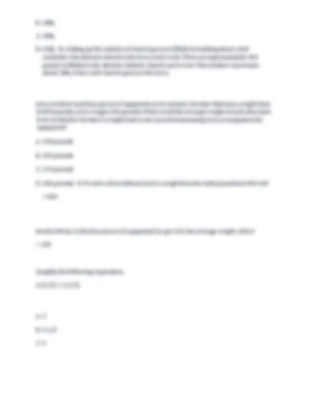 ATI TEAS 7 Mathematics Exam Study Guide | October 2022 Verified Q&A ...