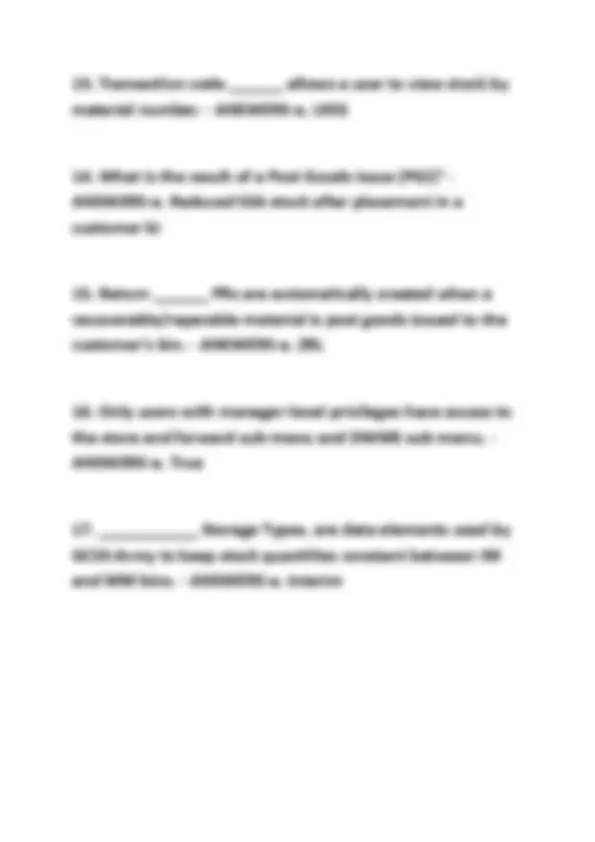 GCSS – ARMY SSA COURSE TEST 1 EXAM WITH CORRECT ACTUAL QUESTIONS ...